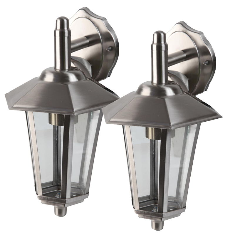 Pro Elec Lantern Wall Light | Twin Pack | IP44 - Electrical Wholesale ...